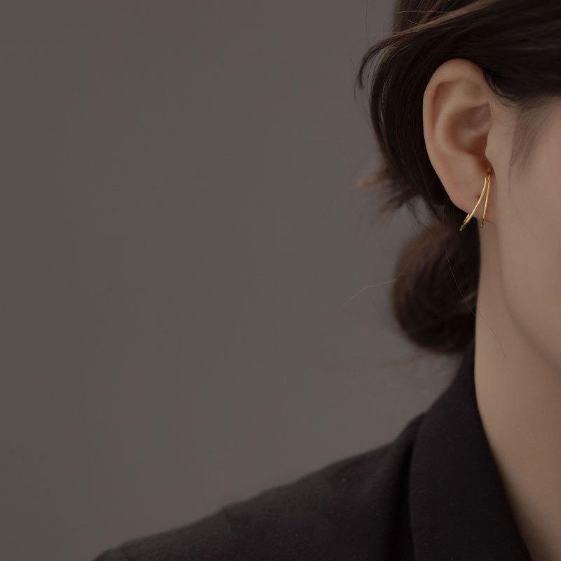 Classy Ear Lobe Cuffs - Roseraie Gal