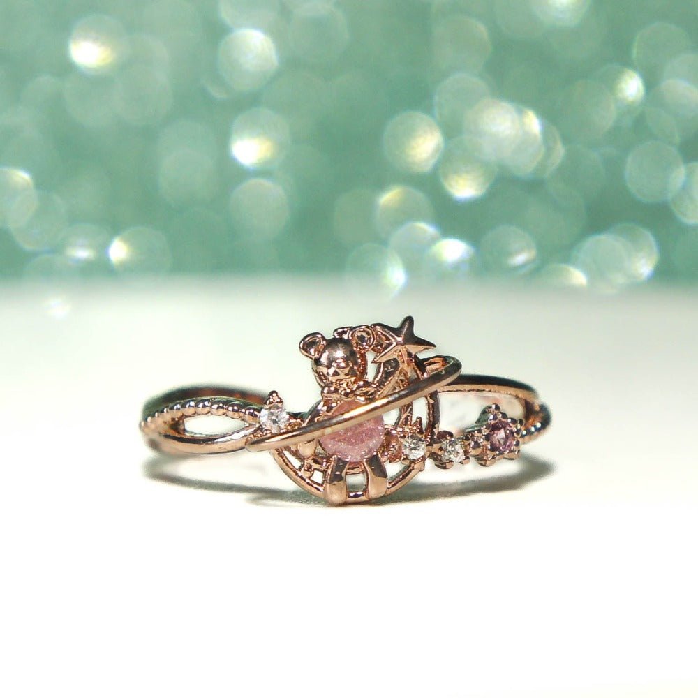 Teddy Moon Adjustable Rings - Roseraie Gal